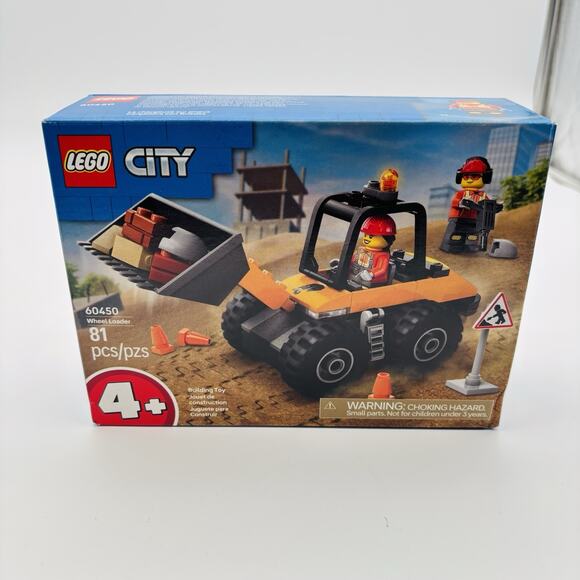 Lego | Toys | Lego City Yellow Construction Wheel Loader 6450 Brand New ...